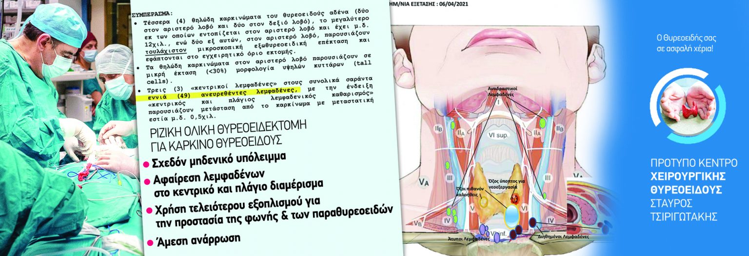 Χειρουργική Θυρεοειδούς - Η Σημασία της Εμπειρίας - Σταύρος Τσιριγωτάκης
